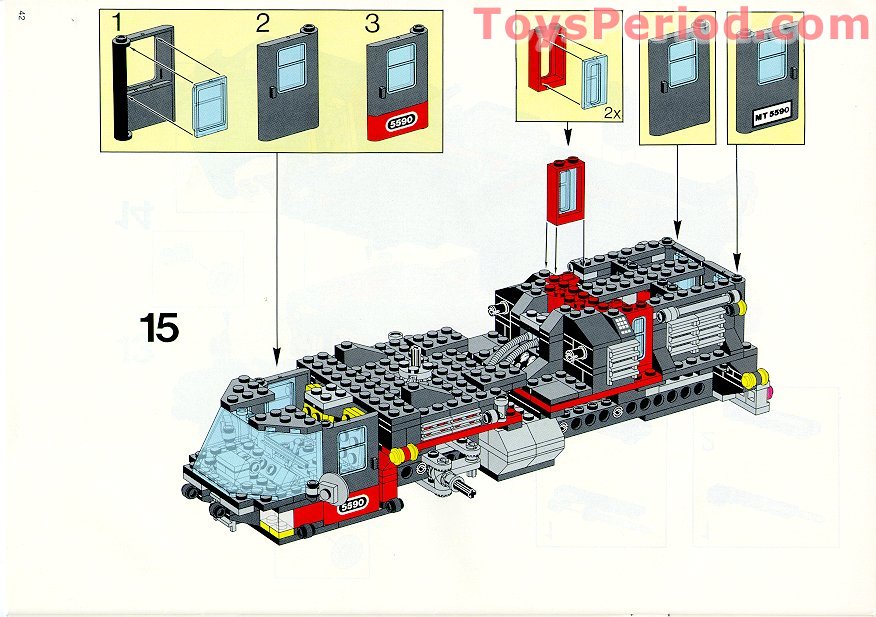LEGO 5590 Whirl and Wheel Super Truck Instructions and Parts List