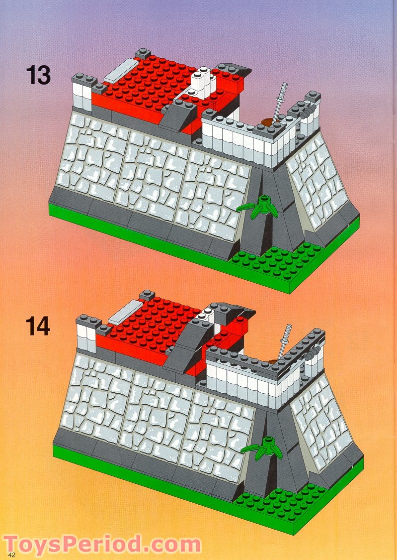 LEGO 6093 Flying Ninja Fortress Instructions and Parts List
