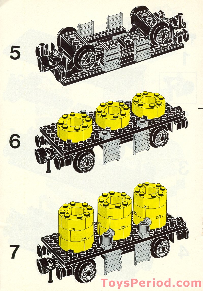 LEGO 7730 Electric Goods Train Instructions and Parts List