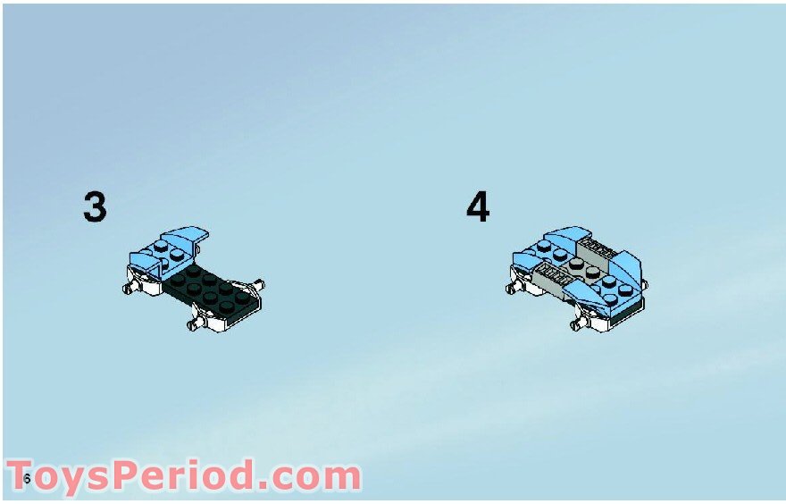 LEGO 7884 Batman's Buggy: The Escape of Mr. Freeze Instructions and ...