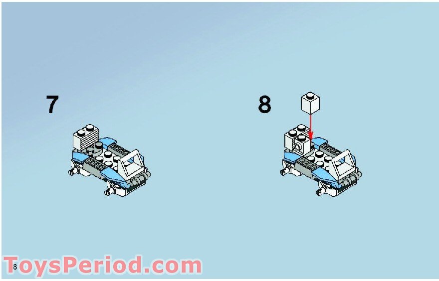 LEGO 7884 Batman's Buggy: The Escape of Mr. Freeze Instructions and ...