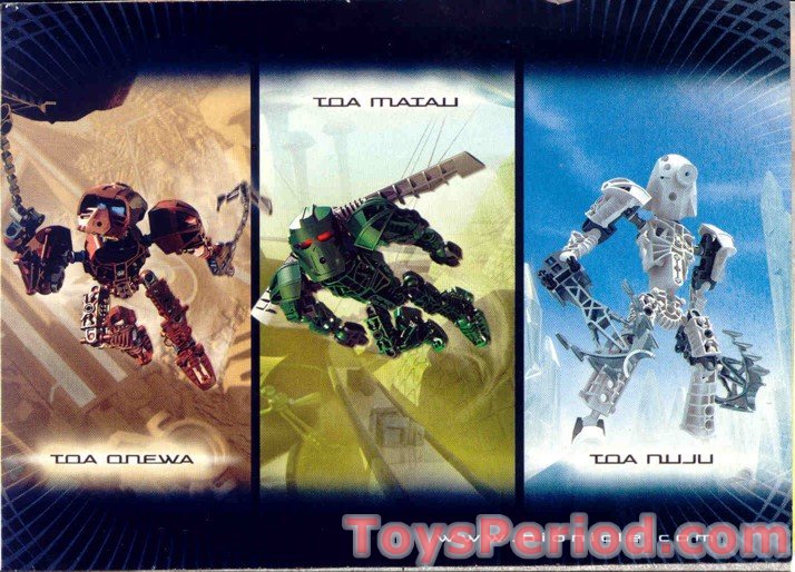 LEGO 8614-1 Vahki Nuurakh Instructions and Parts List