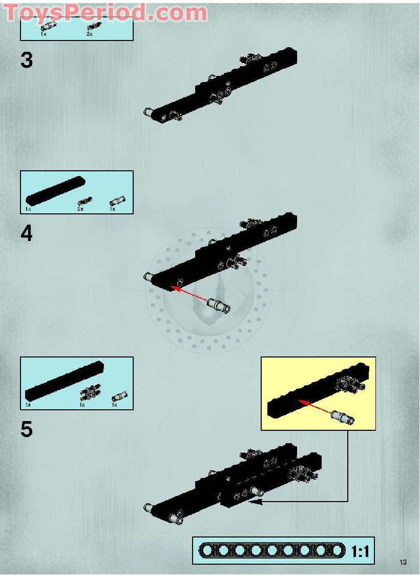 LEGO 8624 Race for the Mask of Life Instructions and Parts List
