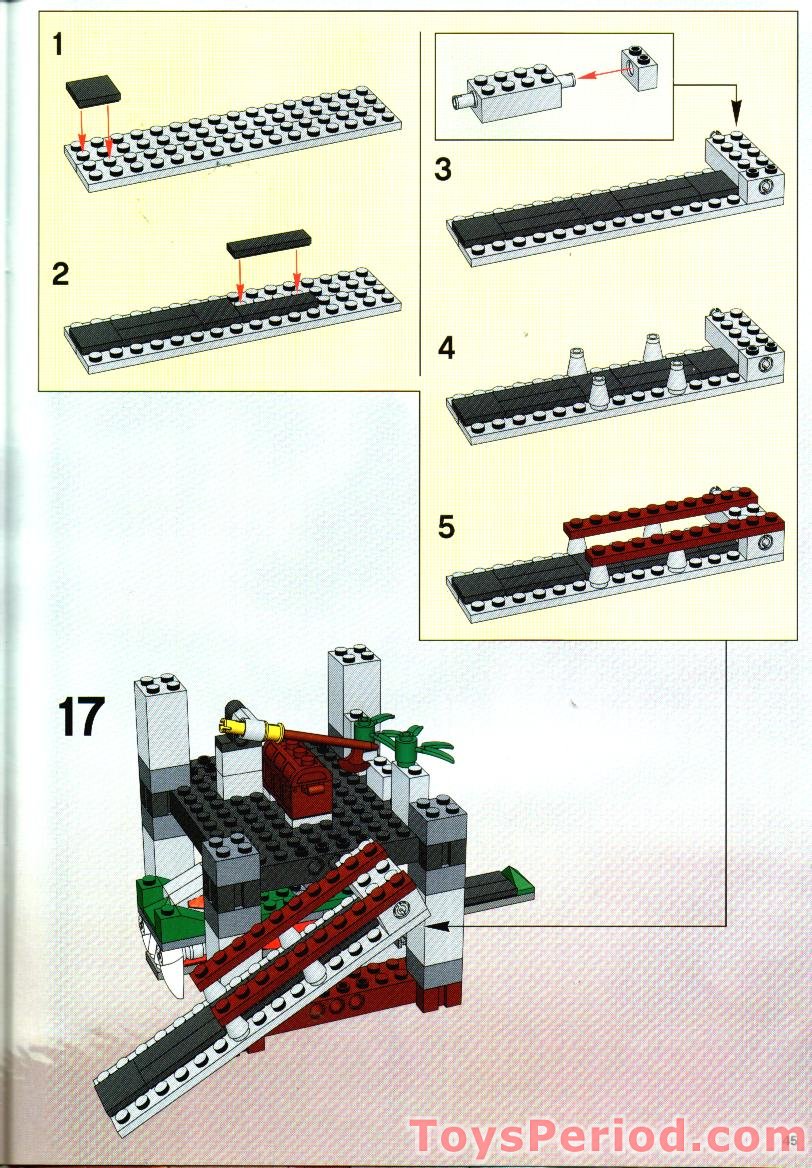 LEGO 8780 Citadel of Orlan Instructions and Parts List
