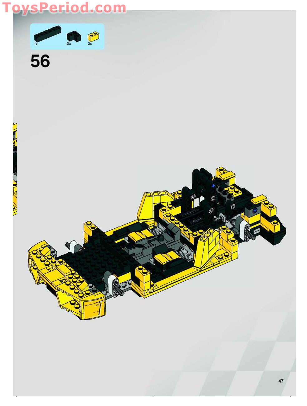 LEGO 8169 Lamborghini Gallardo LP 560-4 Instructions and Parts List