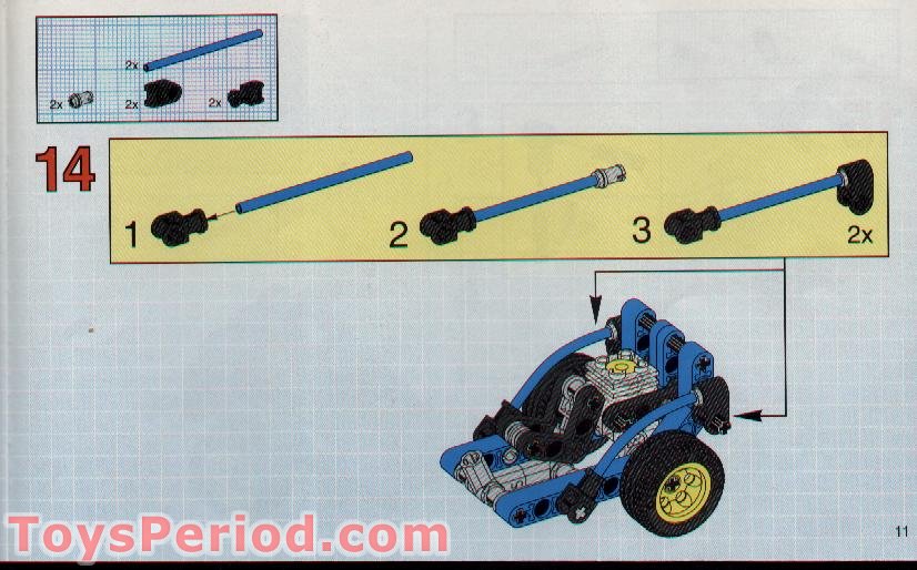 LEGO 8218 Trike Tourer Instructions and Parts List