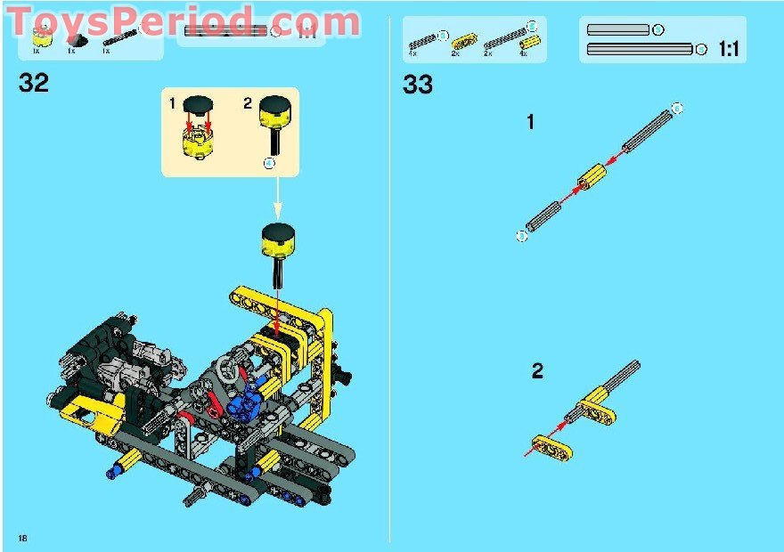 LEGO 8264 Hauler Instructions and Parts List
