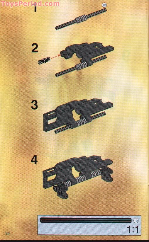 LEGO 8523 Blaster Slizer Instructions and Parts List