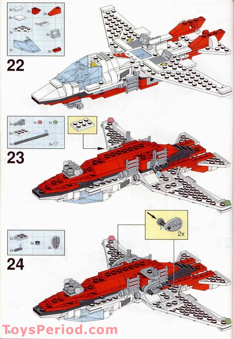 LEGO 5591 Mach II Red Bird Rig Instructions and Parts List