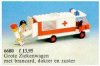 LEGO 6680 Ambulance Instructions and Parts List