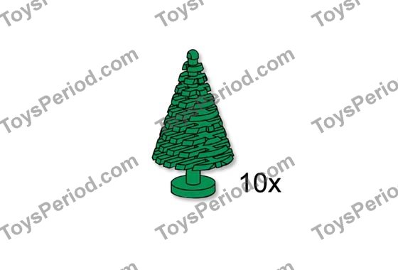 LEGO 3738 Large Spruce Trees Set Parts List