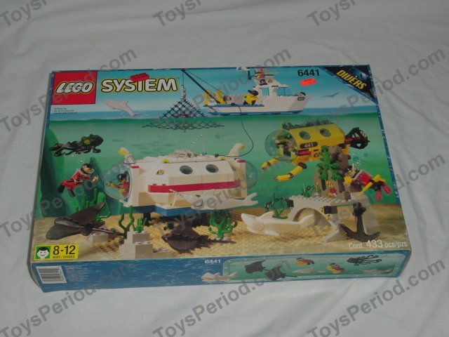 LEGO 6441 Deep Reef Refuge Instructions and Parts List