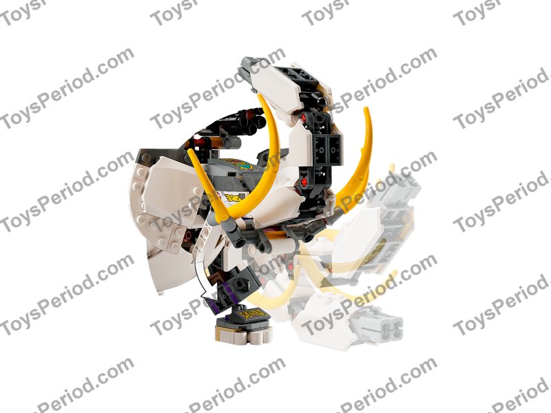 LEGO 80043 Yellow Tusk Elephant Set Parts List
