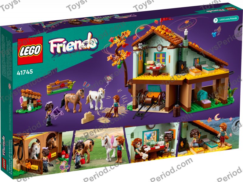 LEGO 41745 Autumn's Horse Stable Set Parts List