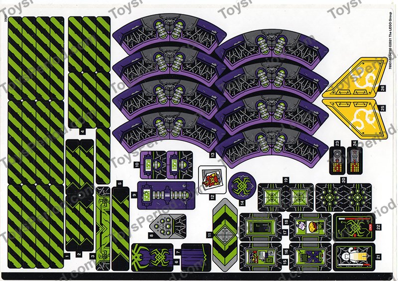 LEGO Sets with Part 80022stk01 Sticker Sheet for Set 80022 - (76931/ ...