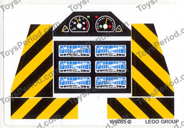 LEGO Sets with Part 8460stk01 Sticker Sheet for Set 8460 - (169765)