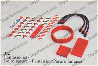 LEGO 312-2 Bracelet and Pendant 'Fantasy' Set Parts List