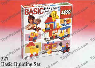 LEGO 327 Basic Building Set Parts List