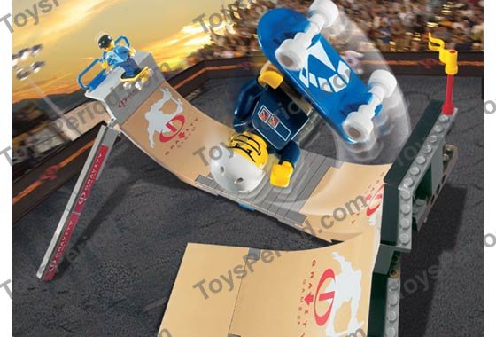LEGO 3537 Skateboard Vert Park Challenge Instructions and Parts List