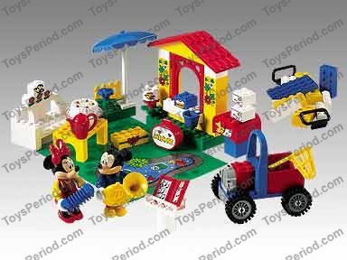 LEGO 4165 Minnie's Birthday Party Instructions and Parts List