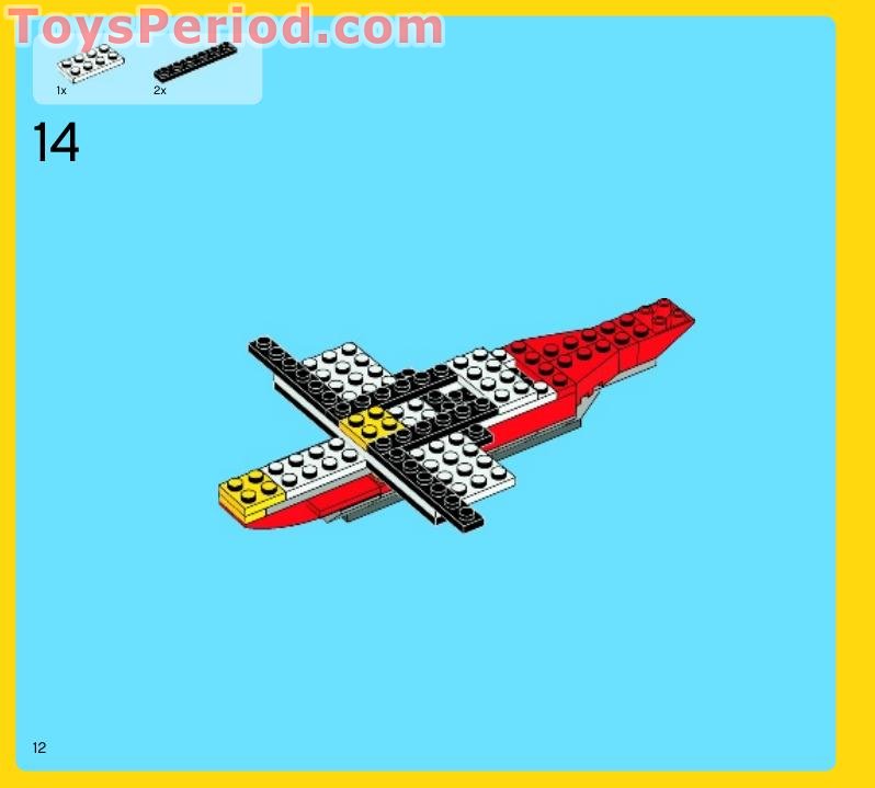 LEGO 7292 Propeller Adventures Instructions and Parts List
