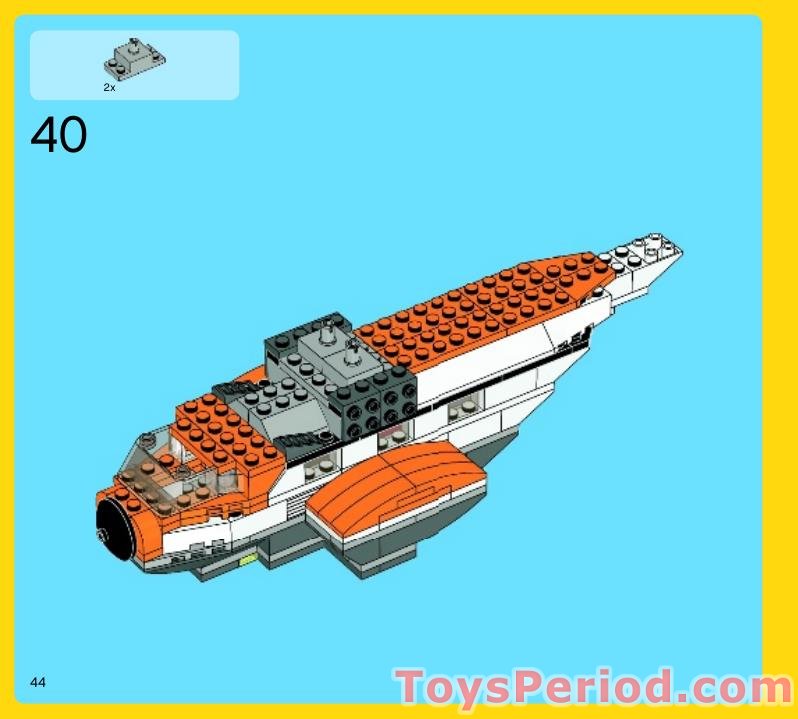LEGO 7345 Transport Chopper Instructions and Parts List