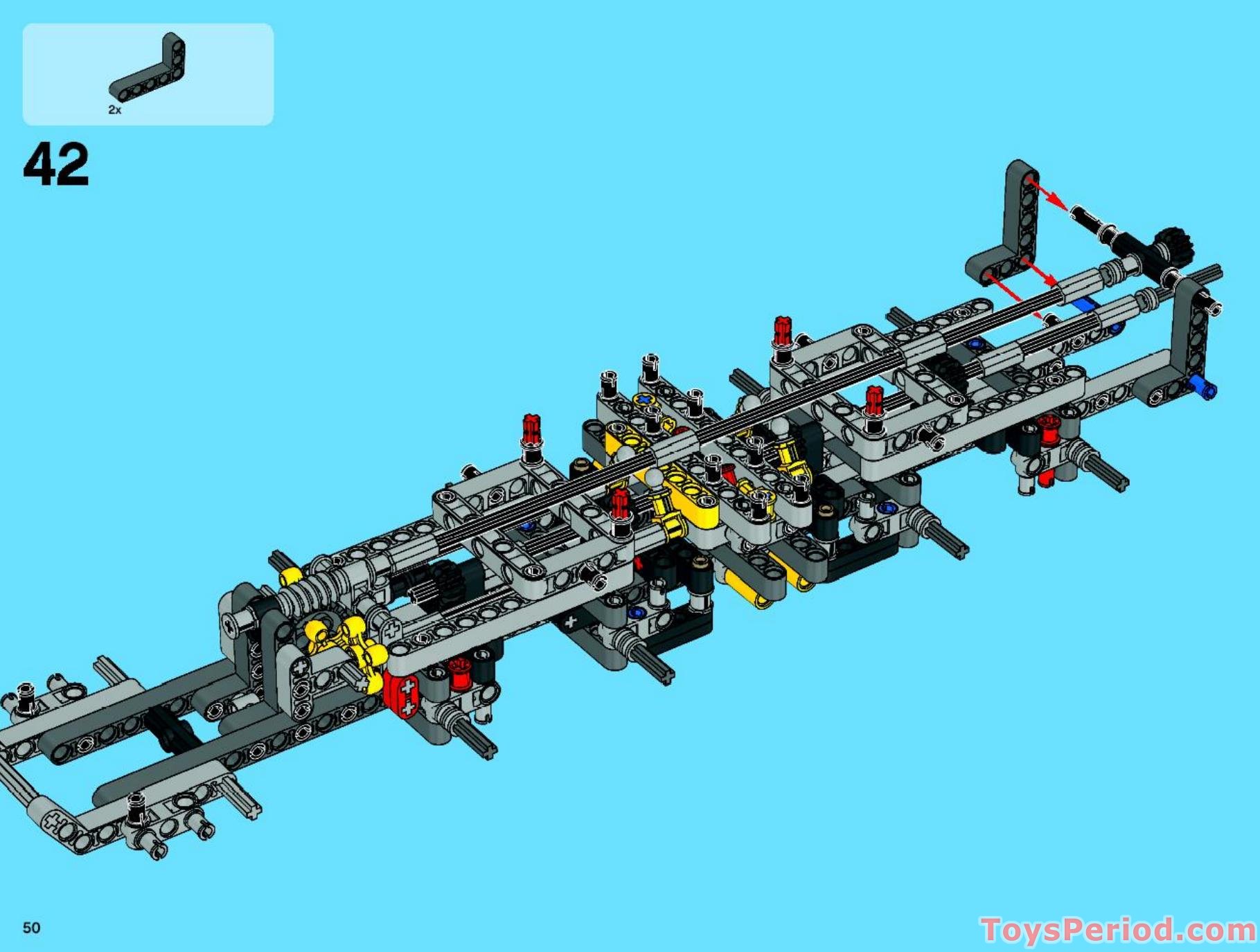 LEGO 8053 Mobile Crane Instructions and Parts List