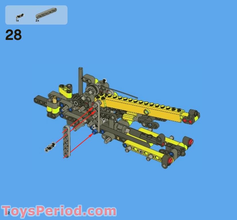 LEGO 8067 Mini Mobile Crane Instructions and Parts List