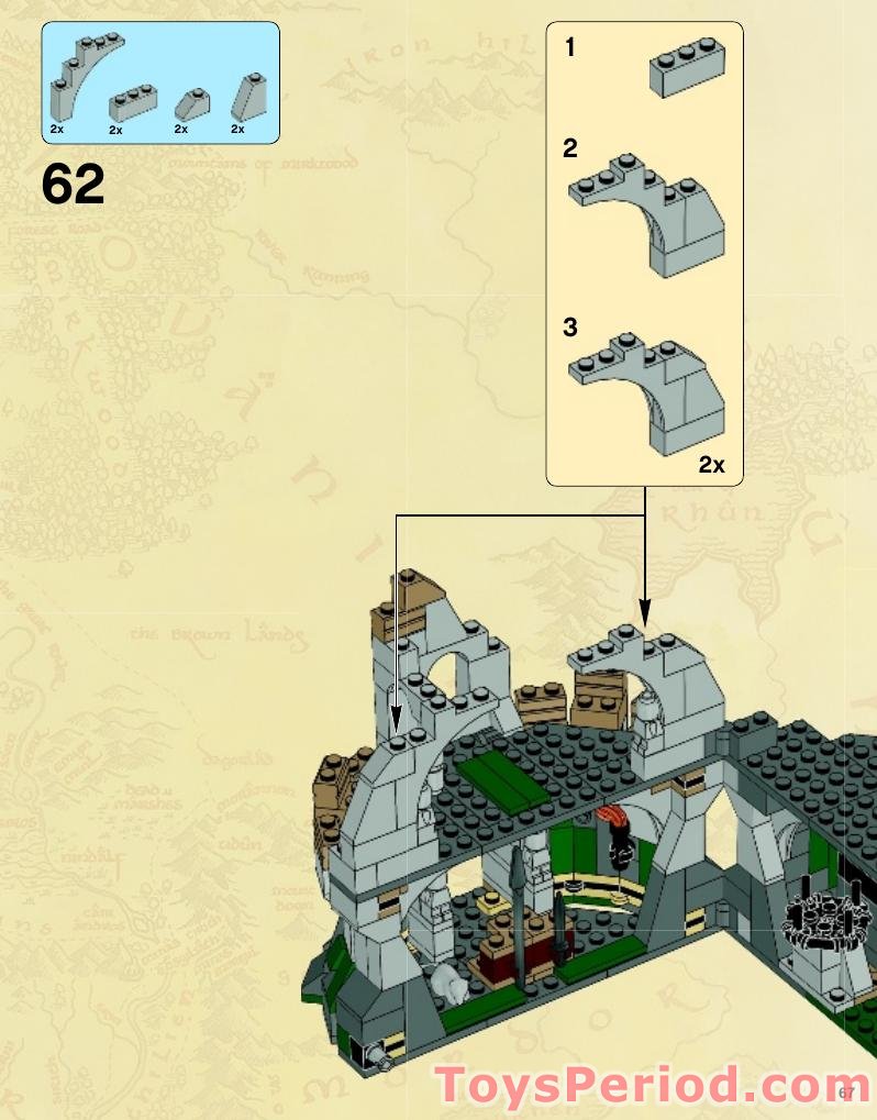 LEGO 9472 Attack on Weathertop Instructions and Parts List