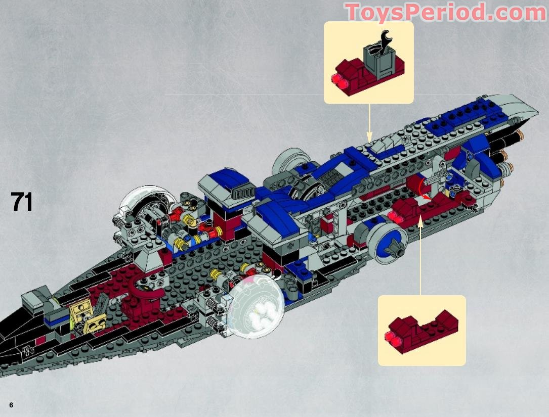 LEGO 9515 The Malevolence Instructions and Parts List