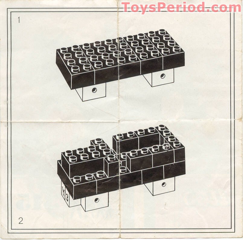 LEGO 315-3 European Taxie Instructions and Parts List