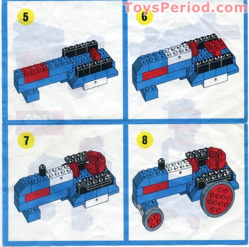 LEGO 316-2 Farm Tractor Instructions and Parts List