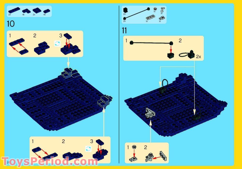 LEGO 10187 Volkswagen Beetle (VW Beetle) Instructions and Parts List