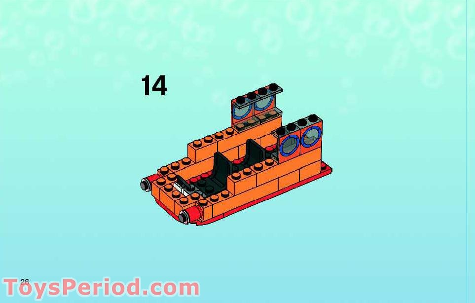LEGO 3830 Bikini Bottom Express Instructions and Parts List