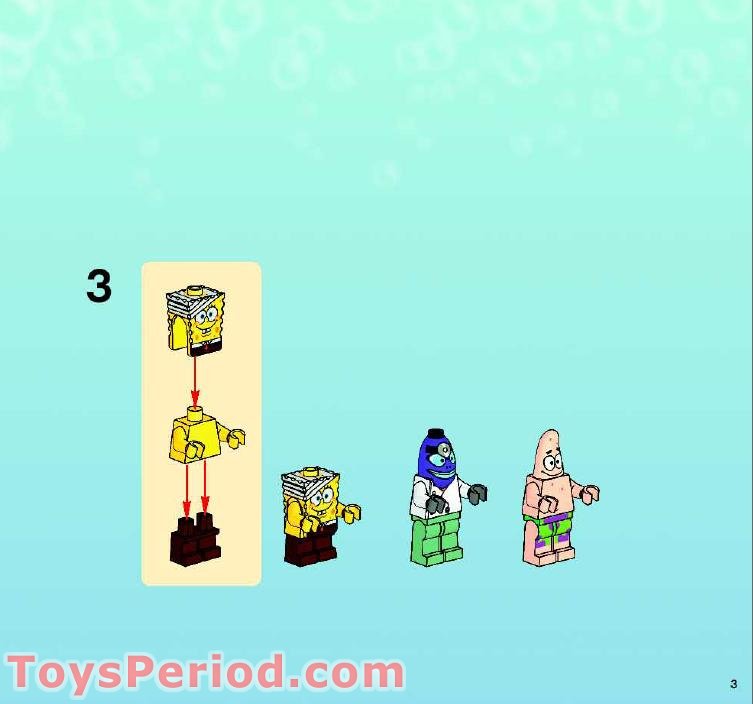 LEGO 3832 The Emergency Room Instructions and Parts List