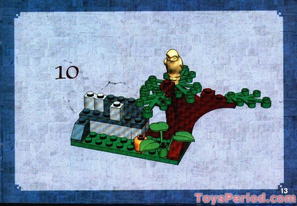 LEGO 4750 Draco's Encounter with Buckbeak Instructions and Parts List