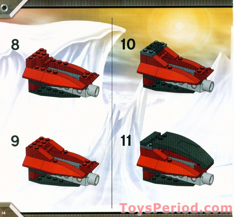 LEGO 4774 Scorpion Orb Launcher Instructions and Parts List