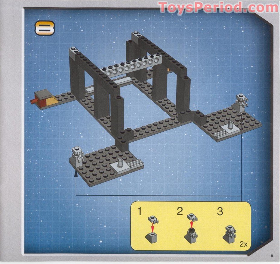 LEGO 4480 Jabba's Palace Instructions and Parts List