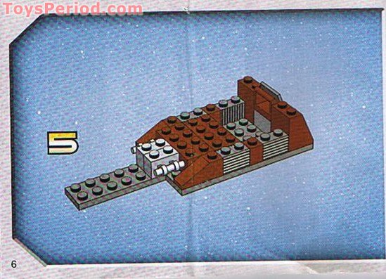 LEGO 4491 Mini Trade Federation MTT Instructions and Parts List