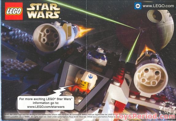 LEGO 4494 Mini Imperial Shuttle Instructions and Parts List