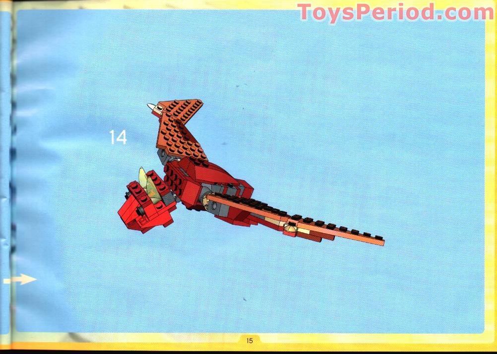 LEGO 4507 Prehistoric Creatures Instructions and Parts List