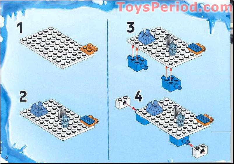 LEGO 4579 Ice Ramp Racers Instructions and Parts List