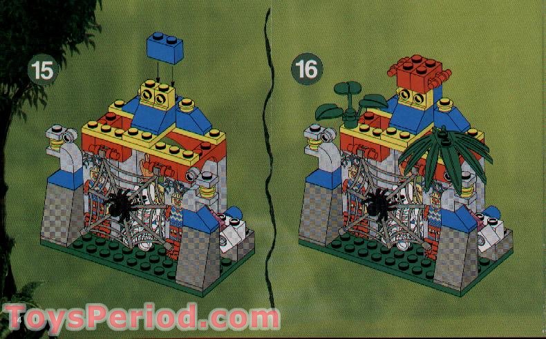 LEGO 5936 Spider's Secret Instructions and Parts List