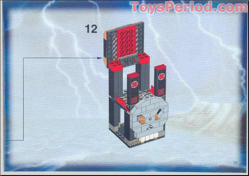 LEGO 6776 Ogel Control Center Instructions and Parts List