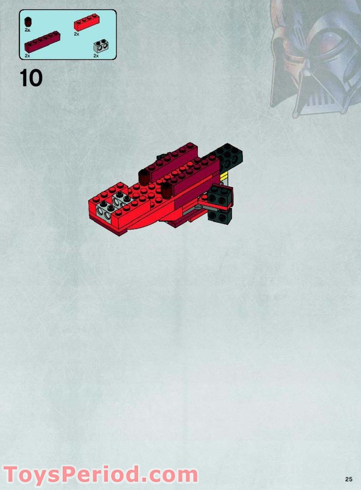 LEGO 7665 Republic Cruiser (Limited Edition - with R2-R7) Instructions ...