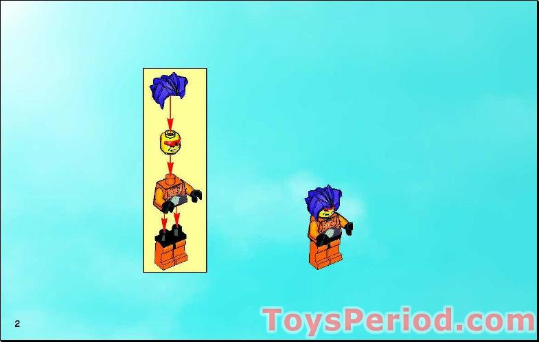 LEGO 7708 Uplink Instructions and Parts List