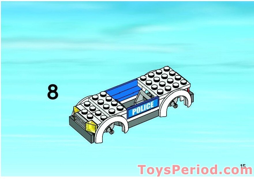 LEGO 7744 Police Headquarters Instructions and Parts List