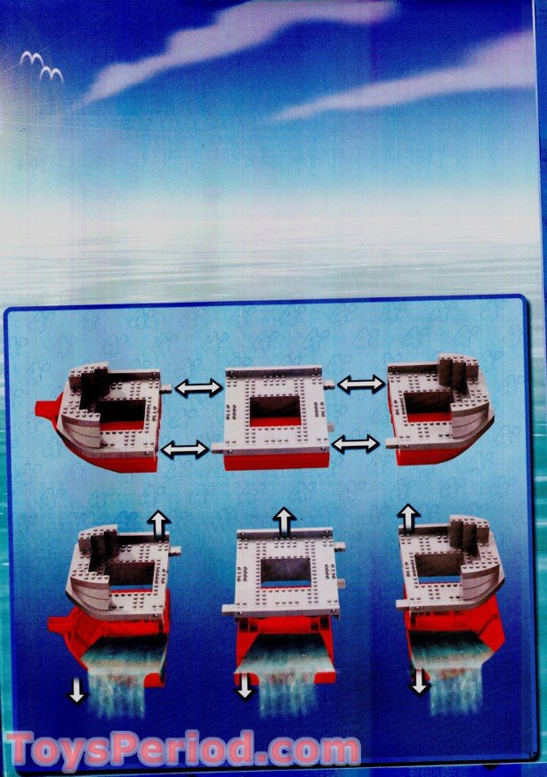 LEGO 7075-1 Captain Redbeard's Pirate Ship Instructions and Parts List