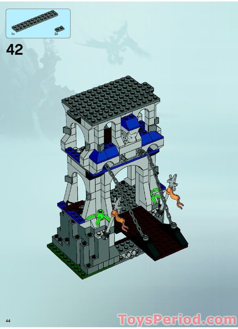 LEGO 7079 Drawbridge Defense Instructions and Parts List