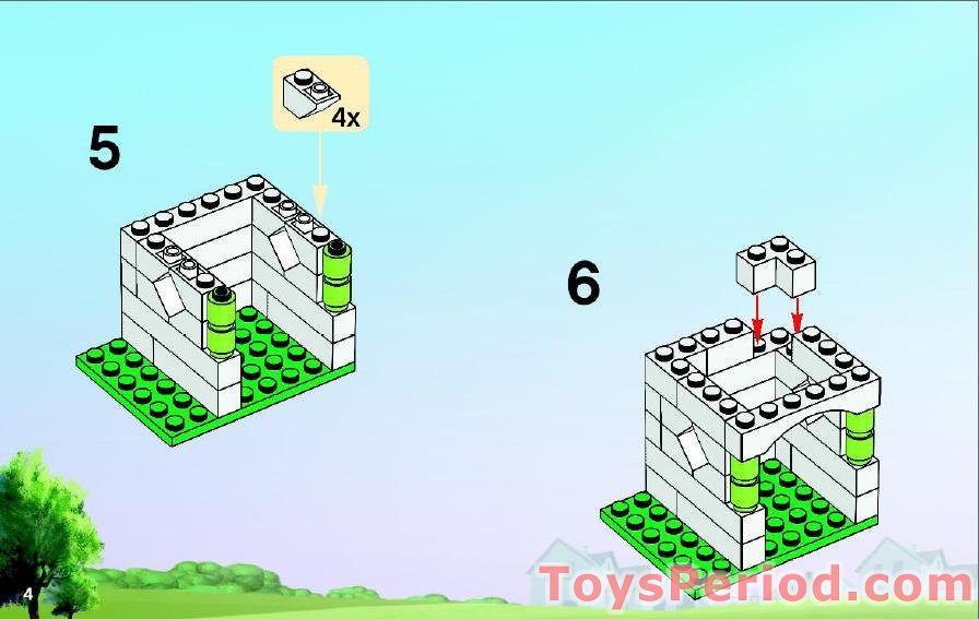 LEGO 7583 Playful Puppy Instructions and Parts List